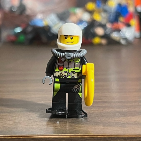 Lego | Toys | Lego City Authentic Minifigure Male Scuba Diver W Life ...